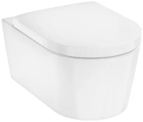 Hansgrohe EluPura S - Závěsné WC se sedátkem SoftClose, AquaFall, HygieneEffect, bílá 62021450