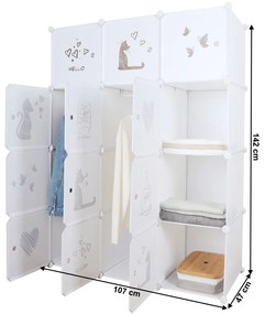Dětská modulární skříň KITARO Tempo Kondela