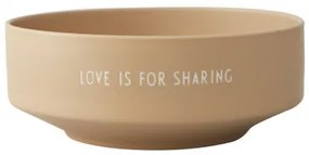 Favourite bowl medium béžová (LOVE IS FOR SHARING) Design Letters