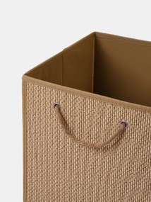 Sinsay - Skládací úložná krabice s držadlem - béžová
