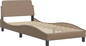 Postel s matrací Dover cappuccino 90 x 200 cm umělá kůže 3208341