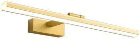 Toolight - LED nástěnné svítidlo nad zrcadlo 60cm APP834-1W, zlatá, OSW-07012