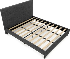 Manželská postel šedá 160x200 cm BED-M160 GREY2