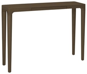 Hnědý konzolový stolek z dubového dřeva 12x110 cm Heart'n'Soul – UMAGE
