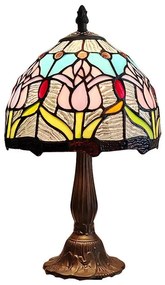 Brilagi - Tiffany vitrážová stolní lampa LORAS 1xE14/40W/230V