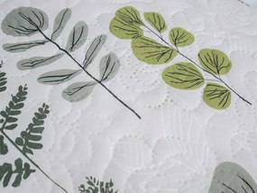 Přehoz na postel SCANDI NATURE, zelený Rozměr: 170 x 210 cm