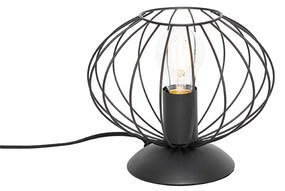 Industriální stolní lampa černá - Margarita