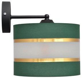 Helam | Nástěnná lampa HELEN 1xE27/60W/230V zelená/zlatá | HE1543