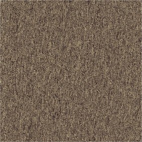 Tapibel, Kobercový čtverec Coral 58309 Bitumen hnědý 50 x 50 cm, chodba / předsíň