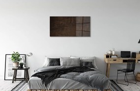 Obraz na skle Dřevo textury obilí 125x50 cm