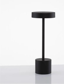 NV 9002864 Venkovní stolní lampa FUMO černý hliník a akryl LED 2W 3000K 3000K 220-240V 163st. IP54 vypínač na těle / USB kabel - NOVA LUCE