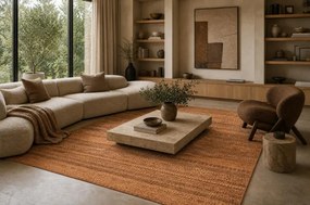 Koberec KASHQAI 4340 100 lososový / hnědý