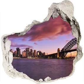 Wallmuralia Fototapeta díra na zeď 3D Most w Sydney 75x75 cm