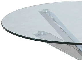 Design scandinavia Konferenční stolek skleněný Skyline, 82 cm