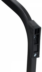 Jídelní židle taštičkové pružiny v sedáku žlutá černý kov DCL-E2008 YEL2