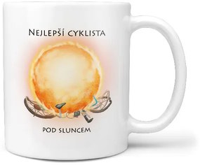 Hrnek Cyklista pod sluncem (Náplň hrníčku: Žádná)