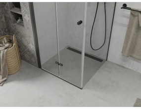 Mexen Lima sprchový kout 90x90cm, čiré sklo, černý rám, 856-090-090-70-00