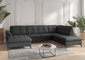 XXXLutz SEDACÍ SOUPRAVA, kůže, černá Sit & More - Sedací soupravy - 00014401625K