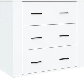 Skříň highboard bílá kompozitní dřevo 3185391