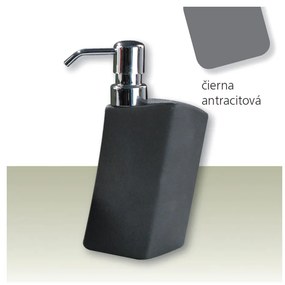 IVAB DEVA - Dávkovač tekutého mýdla volně stojící, gres černá IBDEV03