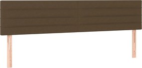Box spring postel s matrací tmavě hnědá 120x190 cm textil 3269891