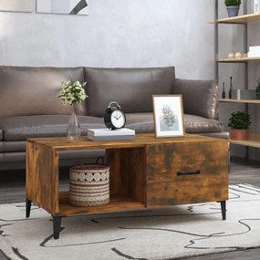 vidaXL Konferenční stolek 90 x 50 x 40 cm kompozitní dřevo [812667] Barva: Betonová šedá