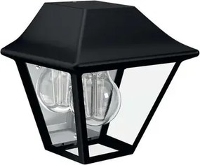 Philips 16494/30/PN Alpenglow černá / Venkovní nástěnné svítidlo / E27