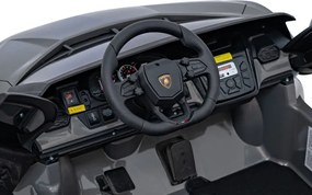 Elektrické autíčko Lamborghini Revuelto XL STRONG šedé