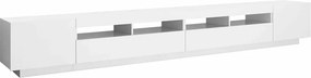 TV skříňka s LED osvětlením bílá 300 x 35 x 40 cm 3081924