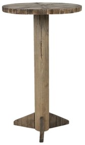 Dřevěný přírodní odkládací stolek Annejet – 38x62 cm