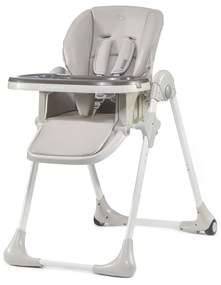Jídelní židlička Kinderkraft YUMMY grey, šedá