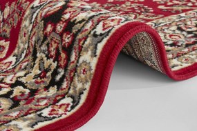 MK Original: Produkty s rodokmenem, Kusový koberec Mujkoberec Original Oriental 104352 kruh, 140x140 (průměr) kruh, červená, obývací pokoj