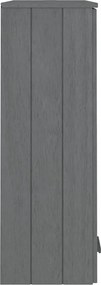 Nástavec na komodu HAMAR tmavě šedý 85 x 35 x 100 cm borovice 340506