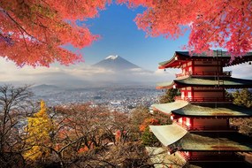 Samolepící fototapeta podzim v Japonsku