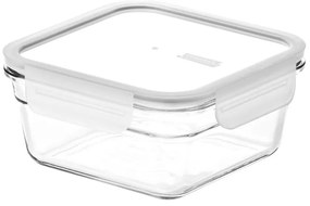 GLASSLOCK FANCY ČTYŘCOVÁ NÁDOBA 1650ML BÍLÁ