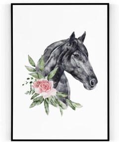 Obraz Kůň 30 x 40 cm - napnuté plátno na dřevěném rámu