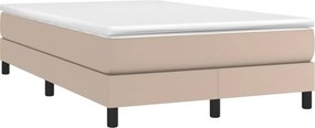 Box spring postel s matrací cappuccino 120x190 cm umělá kůže 3269676