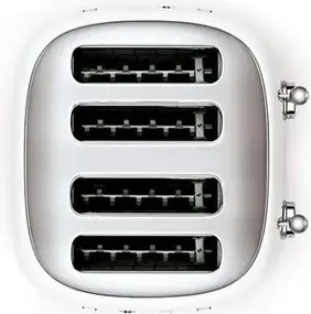 SMEG TSF03WHEU bílá / Topinkovač / 2000 W / 4 sloty / 4 topinky / 6 st