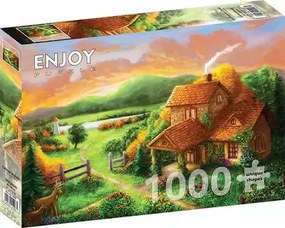 ENJOY Puzzle Chaloupka za soumraku / 1000 dílků / od 14 let