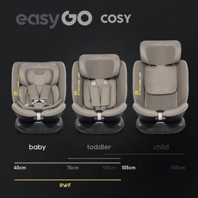 Autosedačka EasyGo Cosy Taupe