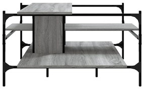Konferenční stolek šedý sonoma 100x100x48,5 cm kompozitní dřevo - Default Title