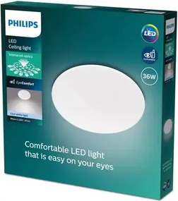 Philips Moire CL200 bílá / Přisazené LED svítidlo / 1x36W / 3800lm / 4
