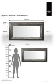 Nástěnné zrcadlo 77x149 cm Elementary – Premier Housewares