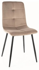SIGNAL Jídelní židle - IVO Velvet, různé barvy na výběr Čalounění: béžová (Bluvel 40)