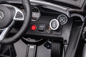 LEAN CARS Elektrické autíčko Mercedes SLC 300 LED MP3 černé