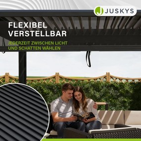 Juskys Lamelová pergola Tahiti Velikost: 3 × 4 m