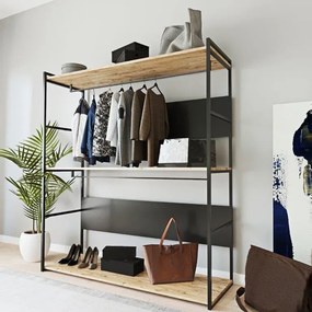 Kalune design Otevřená šatní skříň PERPA 170x160 cm