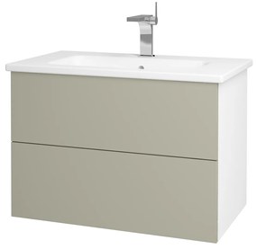 Dřevojas Koupelnová skříň VARIANTE SZZ2 80 (umyvadlo Euphoria) Varianta: N01 Bílá lesk / N06 Lava