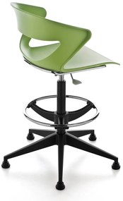 KASTEL - Barová židle KICCA s kolečky