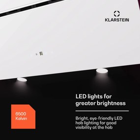 Alina 3.0 90, odsavač par, 90 cm, 324 m³/h, LED displej, ambientní osvětlení, WiFi